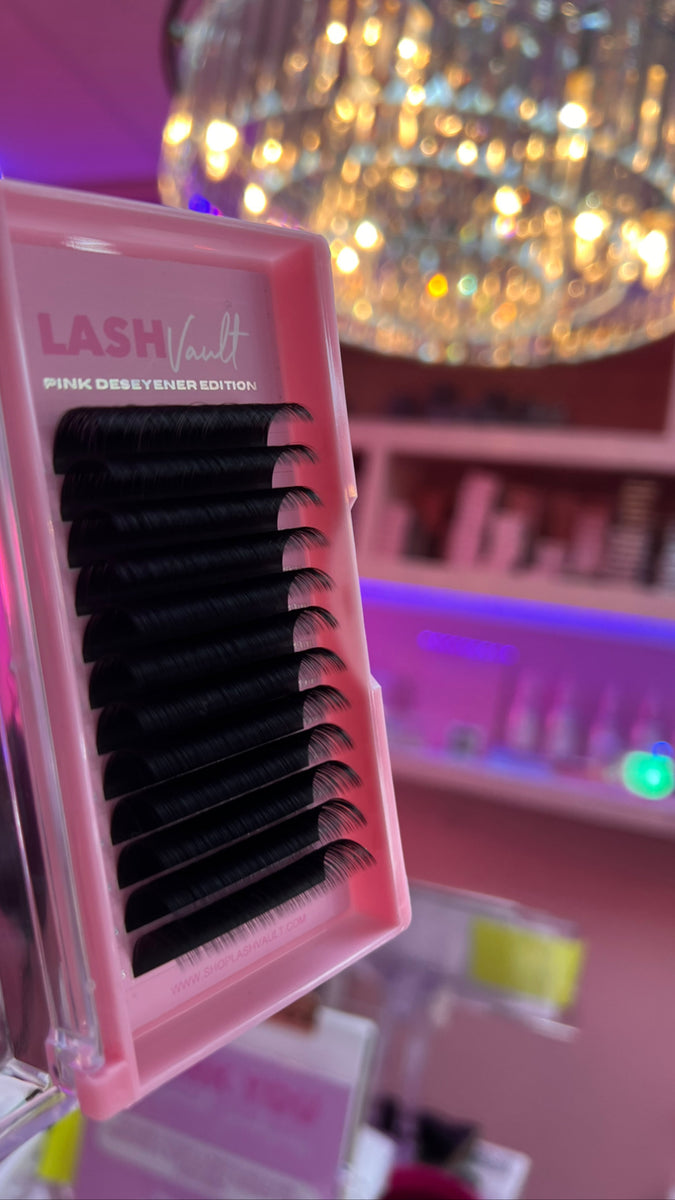 Pink Deseyener Trays – Lash Vault