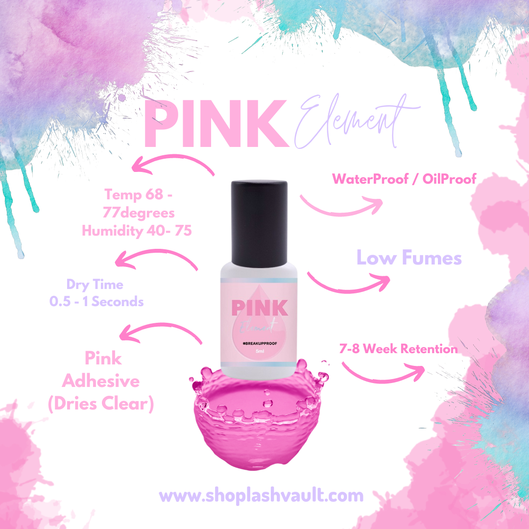 Pink Element Adhesive – Lash Vault